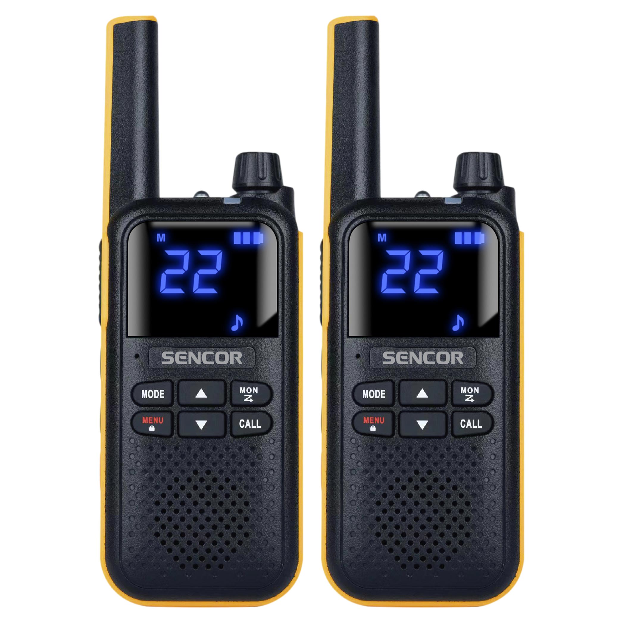 Vysielačka s výkonom 2 W | SMR 700 YELLOW | Sencor.sk